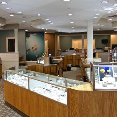 China Jewelry Glass Shop Display Cabinet for sale