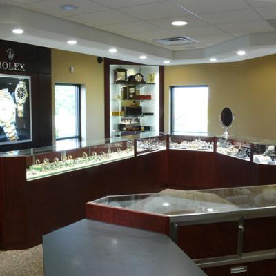 China jewellery glass cabinets/Display Show Case of Jewelry for sale