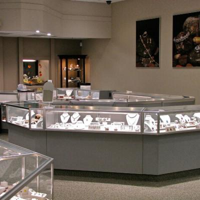 China Glass Display Cases Jewelry Showcases for sale