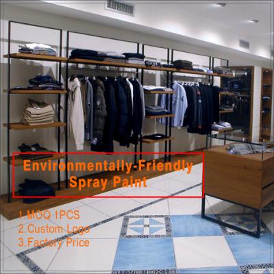 China Custom Made Wooden Clothing Store Showcase for sale