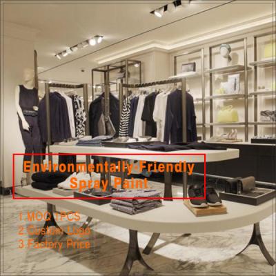 China Wooden display furniture for clothing store racks for sale