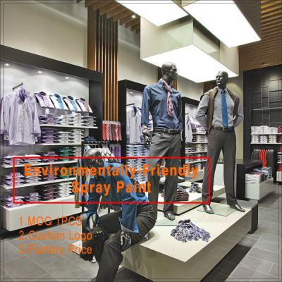 China new design wooden best men used clothing stores for sale