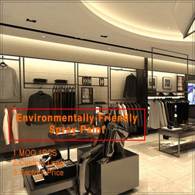 China Perfect wood metal clothing shops display stands decoration for sale