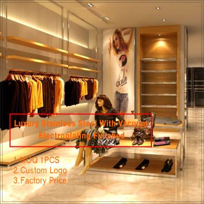 China high quality popular modern clothing retail store design for sale