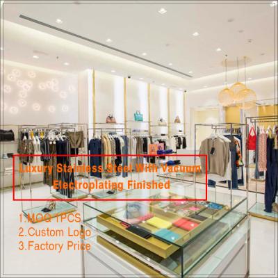 China luxury fashion modern retail interior design for clothing store display for sale