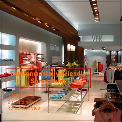 China Modern Retail Wooden Display Furniture For Clothing Store for sale