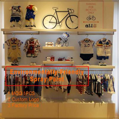 China High End baby shop garment display rack / kids shoes display rack/  cheap glass display ca for sale