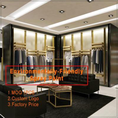 China clothing display racks and retail clothing  store furniture for retail garment shop for sale