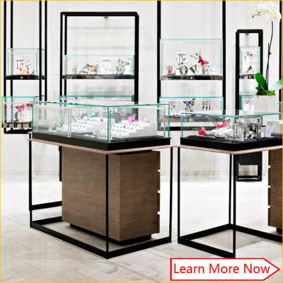 China Showroom interior design jewellery stores showcase,jewellery showroom display cabinets product for sale