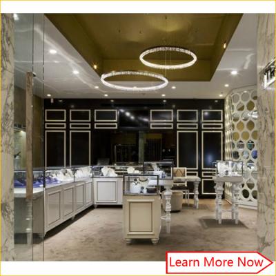 China display cabinet jewelry wooden glass display cases with led lights for sale