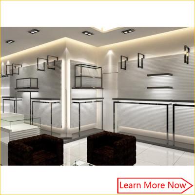 China wholesale upscale retail used wooden painting metail Clothing retail store display for clothes store display for sale