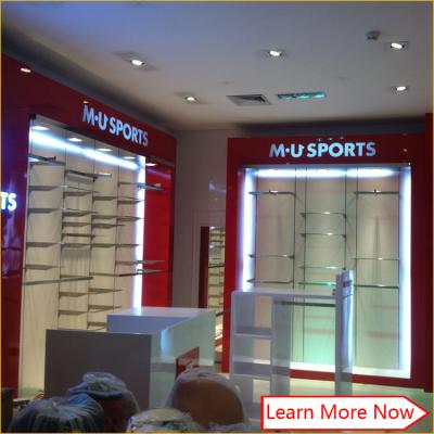 China Nice decoration fashion mdf wooden mirror stainless steel men's clothing shop interior design for sale