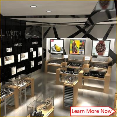 China Top quality advertising jewellery shop design with led spot lights for sale