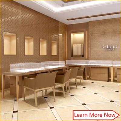 China Fashion jewellery showroom designs/jewellery showroom display cabinets/jewelry showcase with led lights for sale