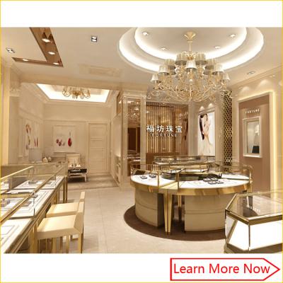 China New Modern Luxury Jewellery Showroom Interior Designs for sale