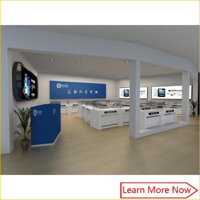 China Luxury showcase furniture for mobile phone shop design for sale