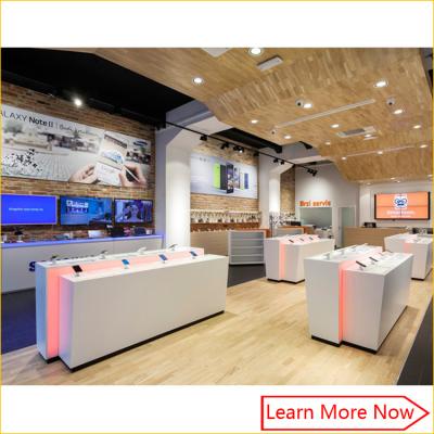 China Super Modern Mobile Phone Shop Counter Design for sale