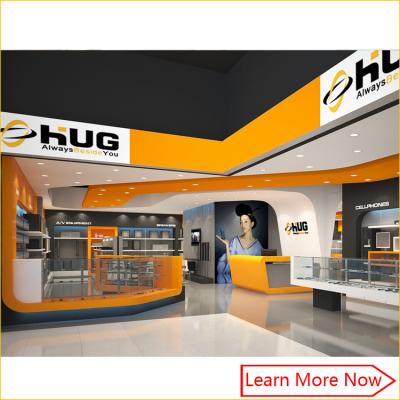 China mobile phone shop decoration mobile phone shop interior design for sale