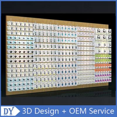 China Mobile phone shop interior accessories wall display,cell phone store floor standing display racks with custom size logo for sale