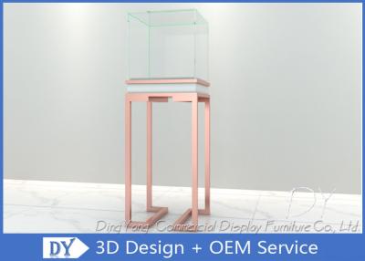 China OEM  Glass Jewelry Pedestal Display Cases / Pedestal Display Cases for sale