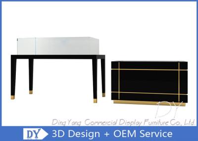China Black Color Jewellery Shop Showcase / Jewellery Showcase Display for sale
