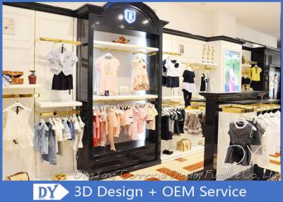 China Lovely Black White Dis Assembly Kids Boutique Store Fixtures for sale
