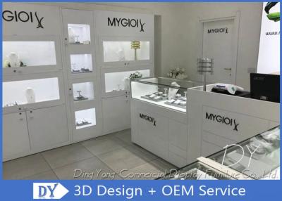 China Cutom Attractive Jewelry Wall Display Cases  Retail Jewelry Display Cases for sale