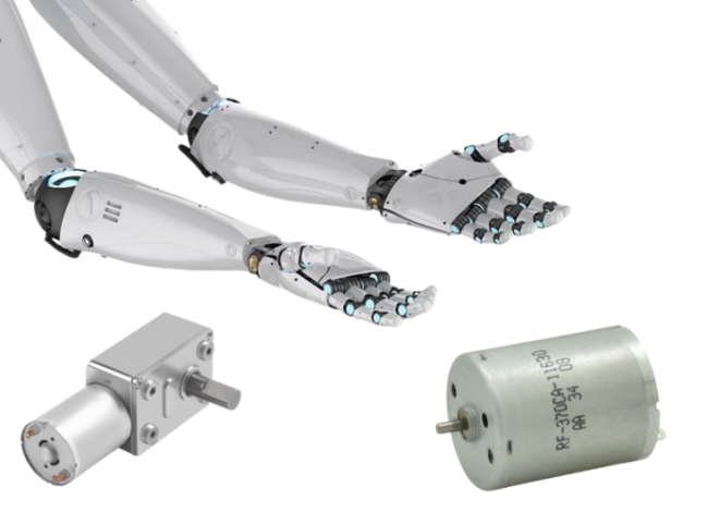 Carbon Brush 370 Mini Motor Used in Robotic Arm Robot Joint