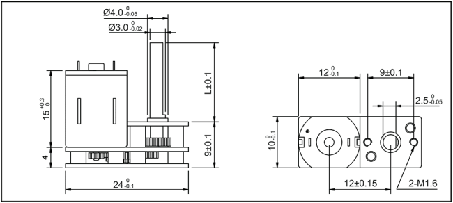  10mm High Speed N20 DC Motor For Gear Motor 