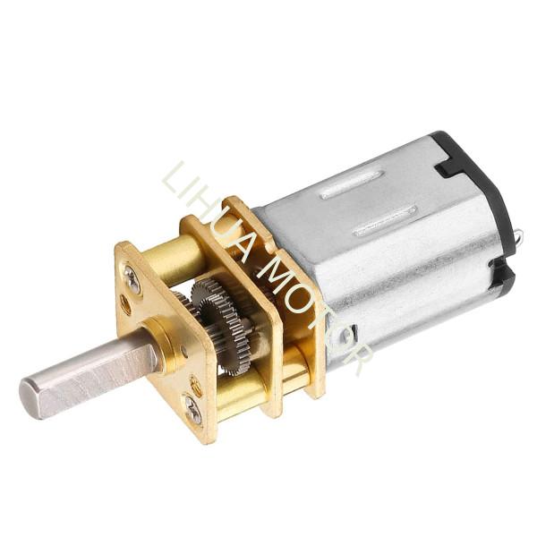 3V 4.5V 6V 12V D Shaft Small Gear Motor Customized GA12-N20 DC Gear Motor Low Rpm 
