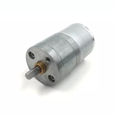 China GM25-320 25mm Gear Reduction Motor Customize  70RPM 10kgf.cm For Paper Dispenser for sale