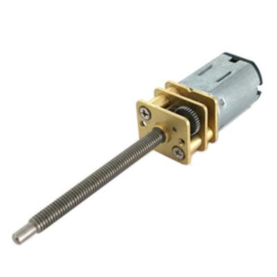 China N20 Gearbox Long Shaft DC Motor 12v 100 Rpm DC Geared Motor For Actuator for sale