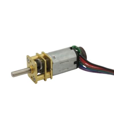 China 270Rpm Low Speed High Torque Motor Mini N20 Motor Gearbox DC12V With Encoder for sale