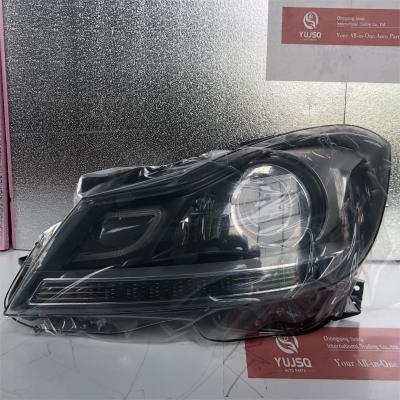 China Xenon Headlight Assembly Replacement 2048203539 For Benz C Class 12-14  Grey Base for sale
