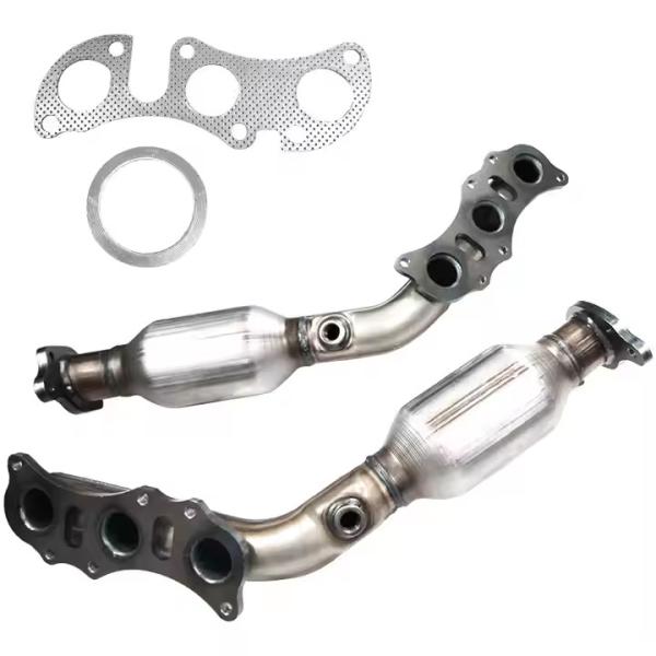 Quality Steel Automotive Spare Parts Engine EPA Compliant Catalytic Converter For Toyota for sale