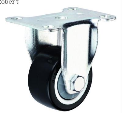 China Durable Trolley Polyurethane Roller Wheels 200mm Spring Loaded Casters for Machines for sale