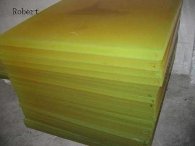 China 60-95 Shore A Transparent Polyurethane Rubber Sheet High Durability Custom Sizes for sale