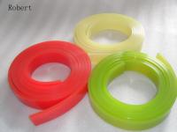 China High Tensile Polyurethane Rubber Sheet 65-95A Ceramic Screen Printing Squeegee for sale