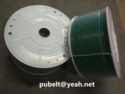 Cina cinghia del giro del poliuretano di colore verde 85A con resistenza allo strappo ad alta resistenza in vendita