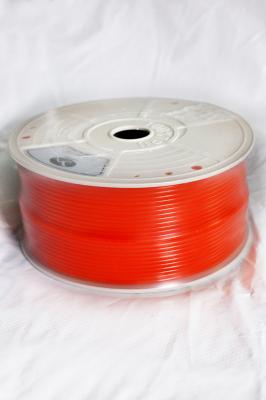 China Correia alaranjada do círculo do poliuretano da cor resistente aos óleos e aos produtos químicos da abrasão para a indústria têxtil à venda