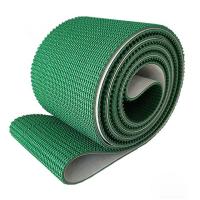 China Custom Width PVC Conveyor Belt High Durability Solid Structure 500000SQM Supply for sale