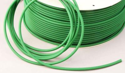 Cina Il poliuretano rotondo allaccia il poliuretano ruvido intorno a colore verde della cinghia per l'industria della macchina in vendita