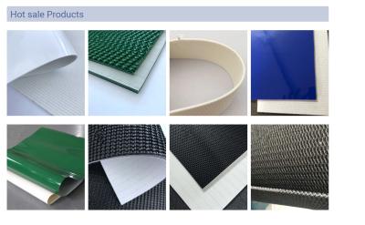 China Faixa transportadora de material sólido de PVC Largura personalizada Alta durabilidade à venda