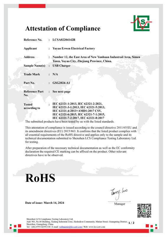 Qualifications - Ningbo WillWin Intelligent Technology CO.,LTD
