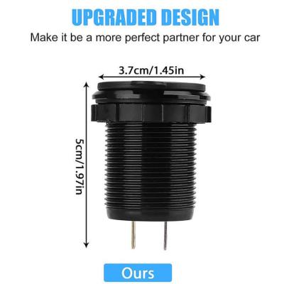 China 90W Dual PD+QC3.0 3 Port USB Car Charger Quick Charging 3.0 12V Outlet Wire for sale