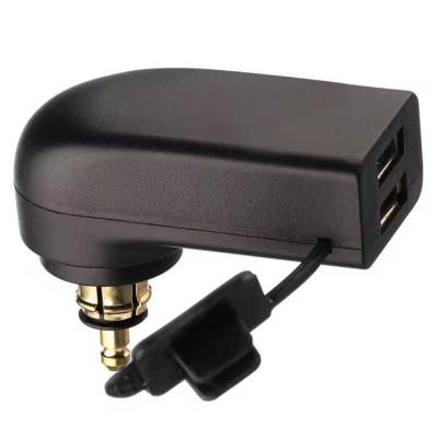 Cina 24W DC 5V/4.8A Dual USB QC Motorcycle Usb Adapter Bike Usb Mobile Charger in vendita