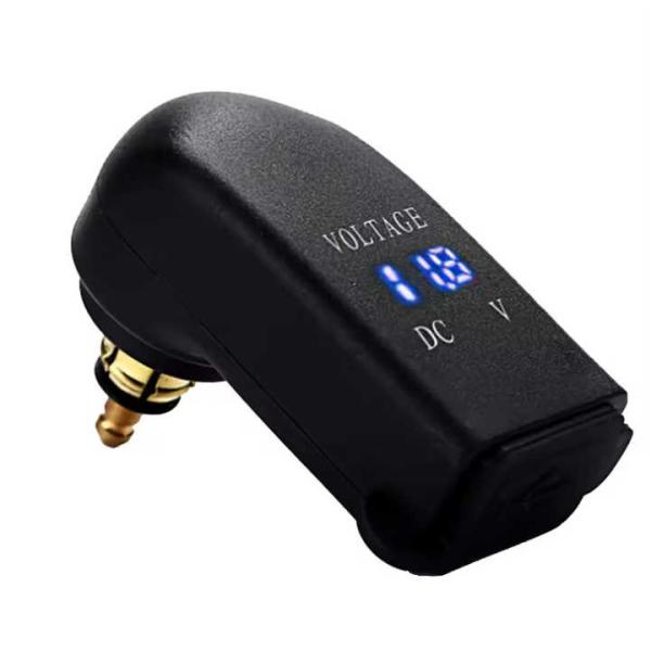 Quality Double QC2.0 Motorcycle Usb Fast Charger 5V/2.4A ABS PC 12-24V Voltage Monitoring for sale