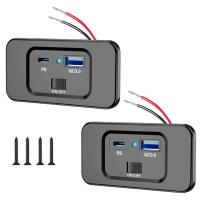 Quality 54W QC3.0+PD RV USB Charger 2 Ports 12 Volt USB Charger For Caravan for sale