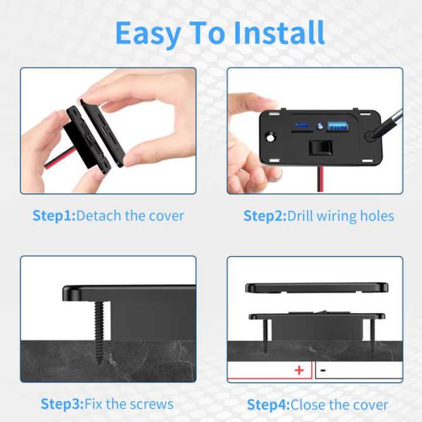 Quality 54W QC3.0+PD RV USB Charger 2 Ports 12 Volt USB Charger For Caravan for sale
