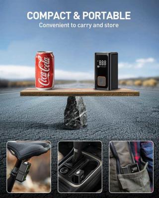 Cina Pompa d'aria per auto da 8000mAh 150PSI LED Digital Cordless Portable Tire Inflator in vendita